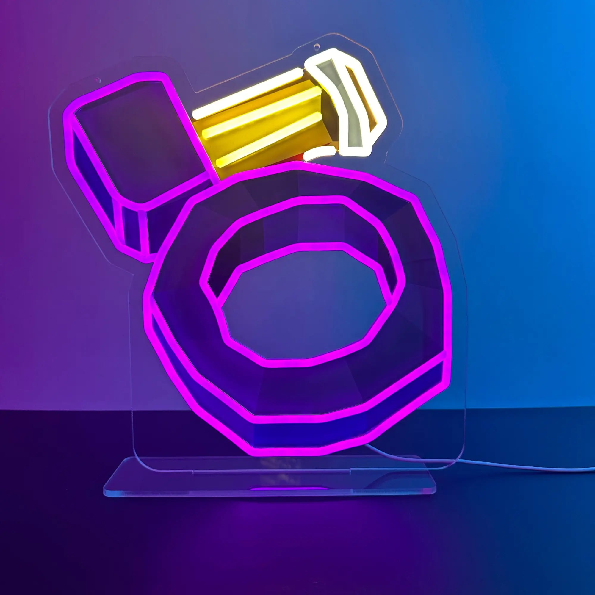 Old School Runescape Arcane Spirit Shield LED Neon Sign – Customscapeart