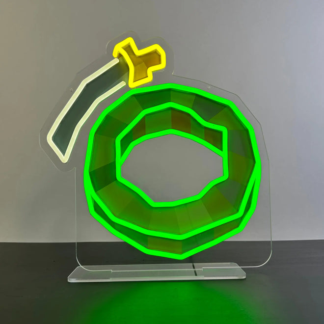 Old School Runescape Air Rune LED Neon Sign – Customscapeart